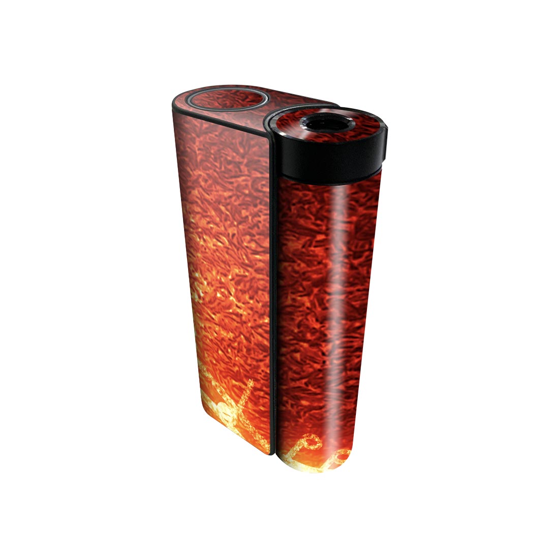 商品特徴・貼るだけでかんたん着せ替え、glo hyperx2 専用デザインスキンシール・高精細プリントで写真と遜色のない仕上がり！半光沢シートでしっとりツヤのある表現力・正面に加え、天面・底面シールがセットで一体感アップ！・ちょっとしたすり...