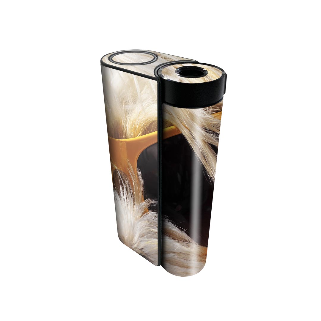 商品特徴・貼るだけでかんたん着せ替え、glo hyperx2 専用デザインスキンシール・高精細プリントで写真と遜色のない仕上がり！半光沢シートでしっとりツヤのある表現力・正面に加え、天面・底面シールがセットで一体感アップ！・ちょっとしたすり...