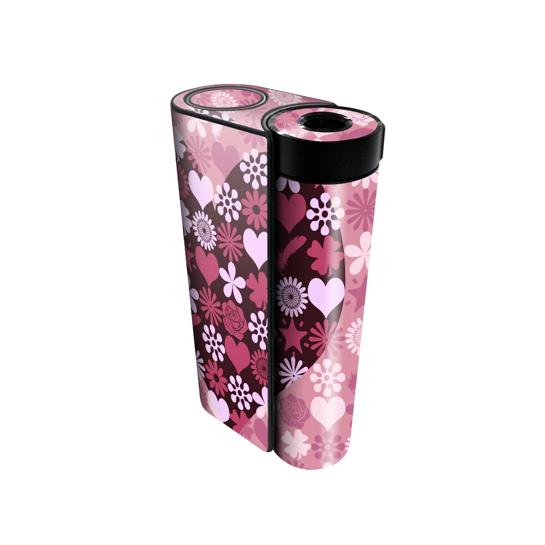 商品特徴・貼るだけでかんたん着せ替え、glo hyperx2 専用デザインスキンシール・高精細プリントで写真と遜色のない仕上がり！半光沢シートでしっとりツヤのある表現力・正面に加え、天面・底面シールがセットで一体感アップ！・ちょっとしたすり...