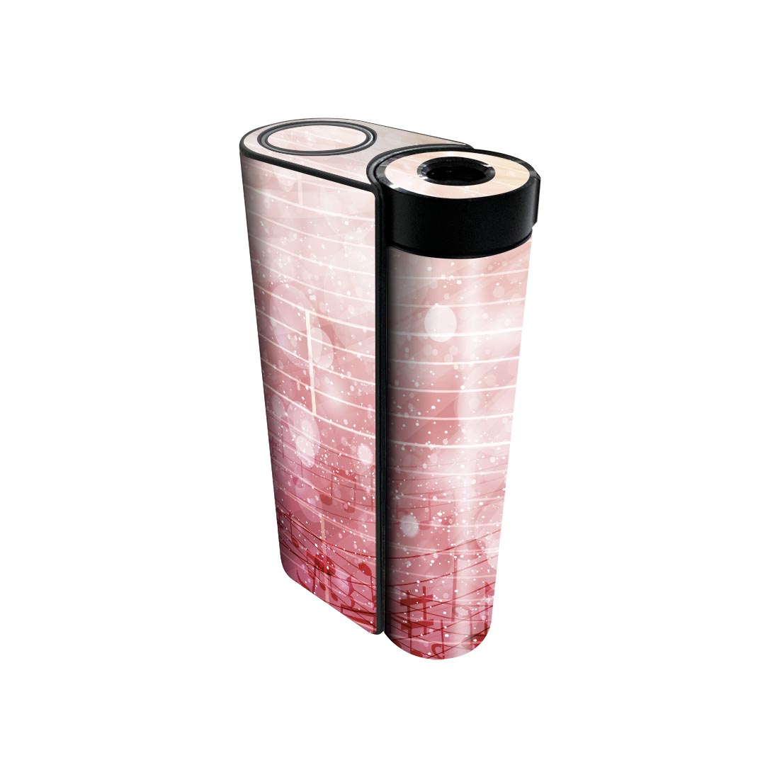 商品特徴・貼るだけでかんたん着せ替え、glo hyperx2 専用デザインスキンシール・高精細プリントで写真と遜色のない仕上がり！半光沢シートでしっとりツヤのある表現力・正面に加え、天面・底面シールがセットで一体感アップ！・ちょっとしたすり...