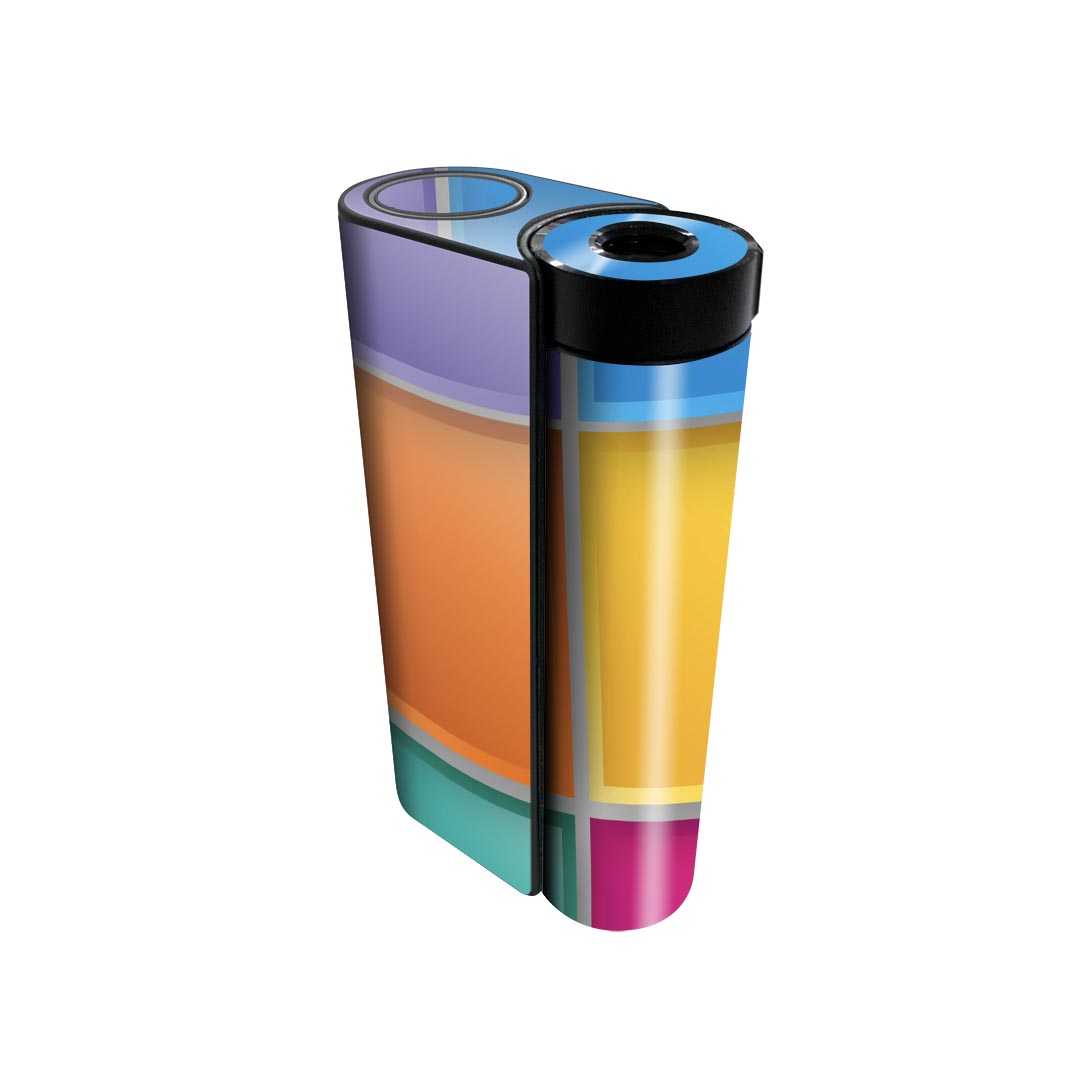 商品特徴・貼るだけでかんたん着せ替え、glo hyperx2 専用デザインスキンシール・高精細プリントで写真と遜色のない仕上がり！半光沢シートでしっとりツヤのある表現力・正面に加え、天面・底面シールがセットで一体感アップ！・ちょっとしたすり...