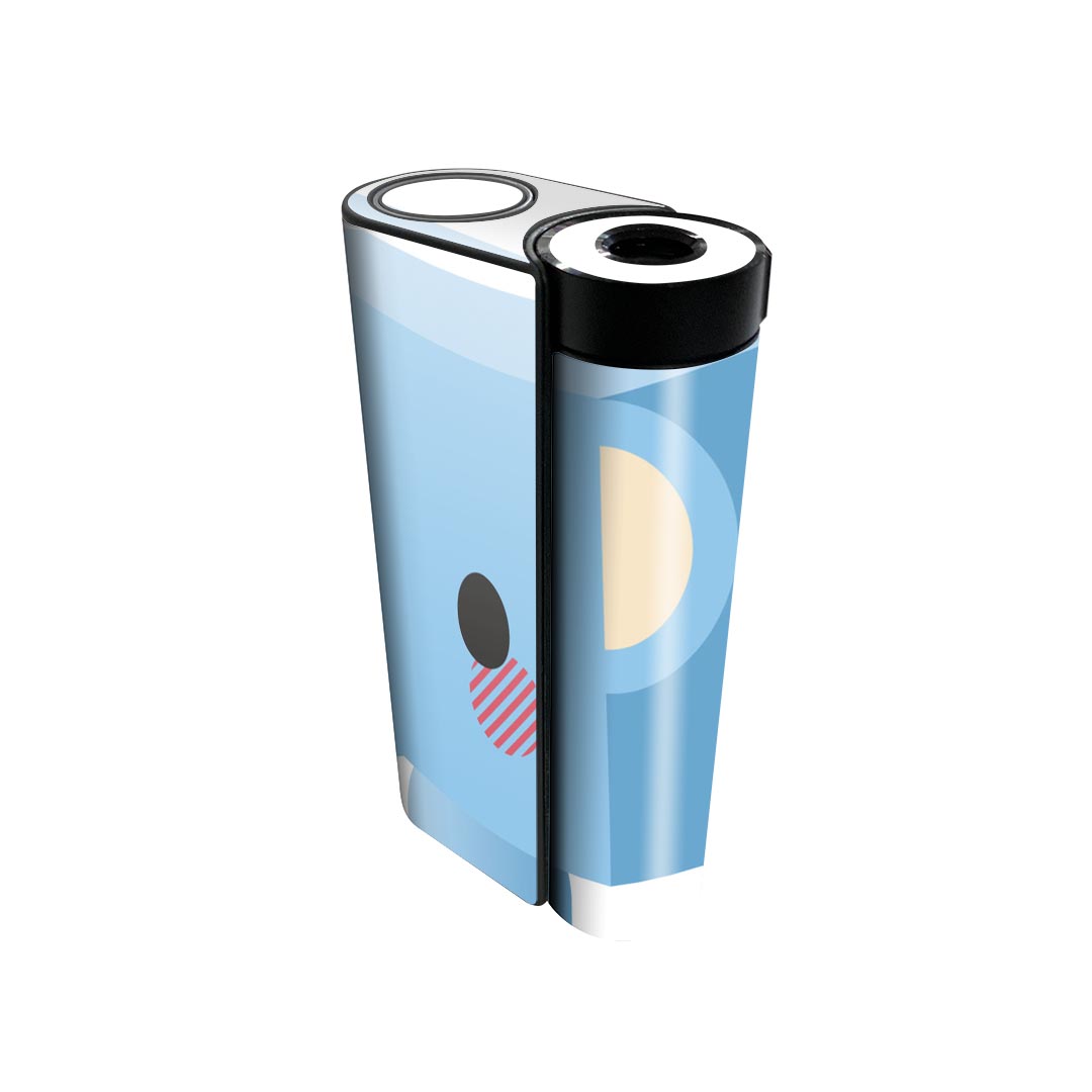 商品特徴・貼るだけでかんたん着せ替え、glo hyperx2 専用デザインスキンシール・高精細プリントで写真と遜色のない仕上がり！半光沢シートでしっとりツヤのある表現力・正面に加え、天面・底面シールがセットで一体感アップ！・ちょっとしたすり...