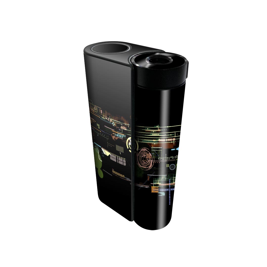 商品特徴・貼るだけでかんたん着せ替え、glo hyperx2 専用デザインスキンシール・高精細プリントで写真と遜色のない仕上がり！半光沢シートでしっとりツヤのある表現力・正面に加え、天面・底面シールがセットで一体感アップ！・ちょっとしたすり...