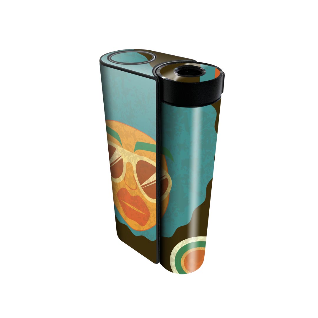 商品特徴・貼るだけでかんたん着せ替え、glo hyperx2 専用デザインスキンシール・高精細プリントで写真と遜色のない仕上がり！半光沢シートでしっとりツヤのある表現力・正面に加え、天面・底面シールがセットで一体感アップ！・ちょっとしたすり...