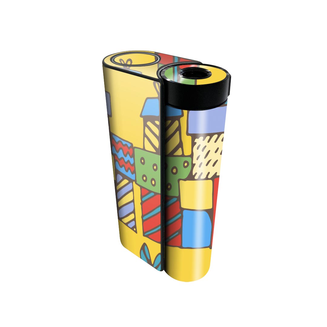 商品特徴・貼るだけでかんたん着せ替え、glo hyperx2 専用デザインスキンシール・高精細プリントで写真と遜色のない仕上がり！半光沢シートでしっとりツヤのある表現力・正面に加え、天面・底面シールがセットで一体感アップ！・ちょっとしたすり...