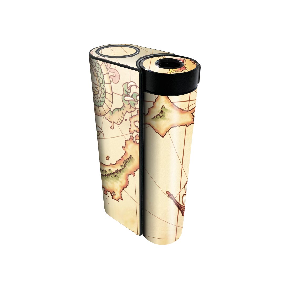 商品特徴・貼るだけでかんたん着せ替え、glo hyperx2 専用デザインスキンシール・高精細プリントで写真と遜色のない仕上がり！半光沢シートでしっとりツヤのある表現力・正面に加え、天面・底面シールがセットで一体感アップ！・ちょっとしたすり...