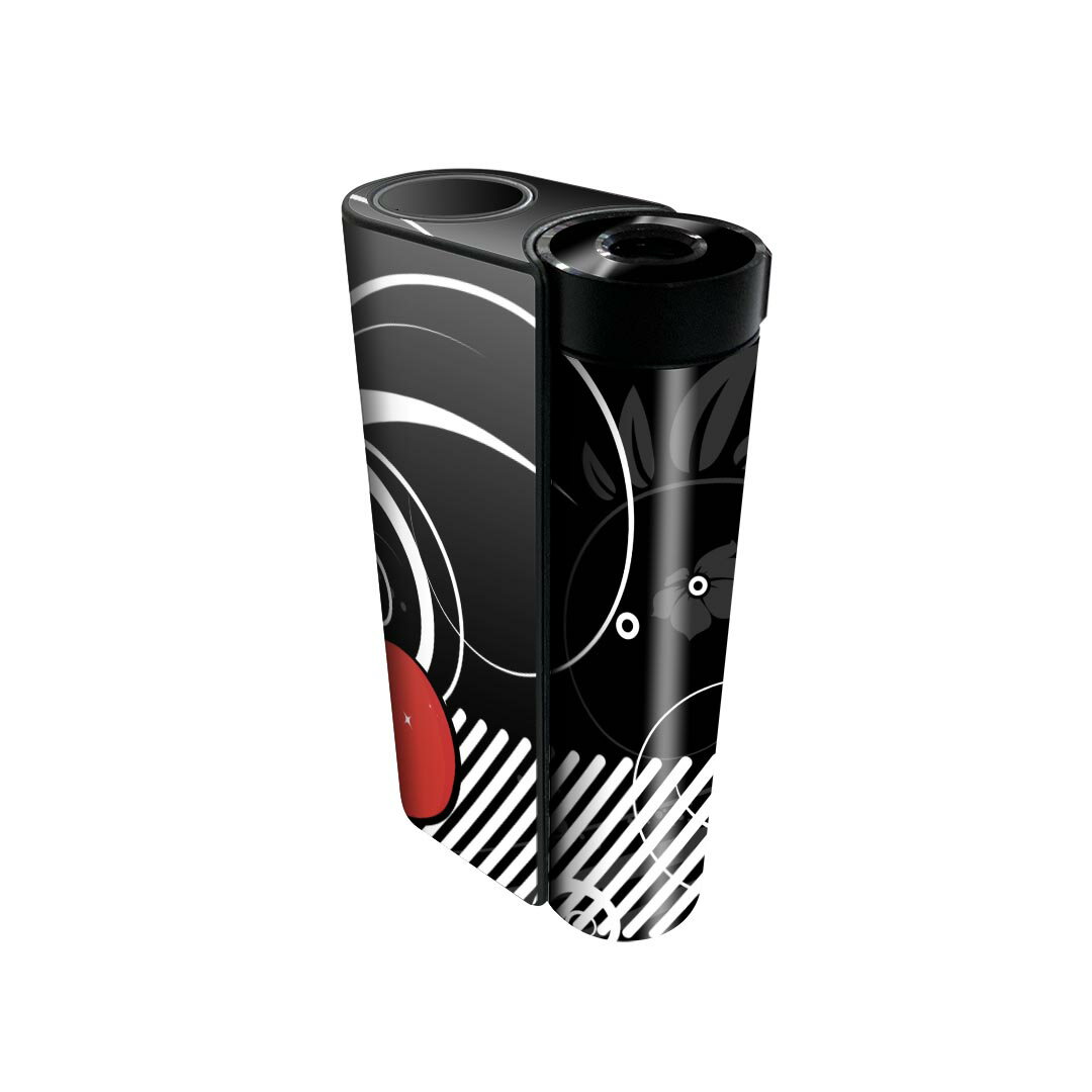 商品特徴・貼るだけでかんたん着せ替え、glo hyperx2 専用デザインスキンシール・高精細プリントで写真と遜色のない仕上がり！半光沢シートでしっとりツヤのある表現力・正面に加え、天面・底面シールがセットで一体感アップ！・ちょっとしたすり...