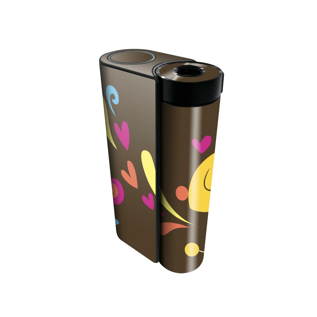 商品特徴・貼るだけでかんたん着せ替え、glo hyperx2 専用デザインスキンシール・高精細プリントで写真と遜色のない仕上がり！半光沢シートでしっとりツヤのある表現力・正面に加え、天面・底面シールがセットで一体感アップ！・ちょっとしたすり...