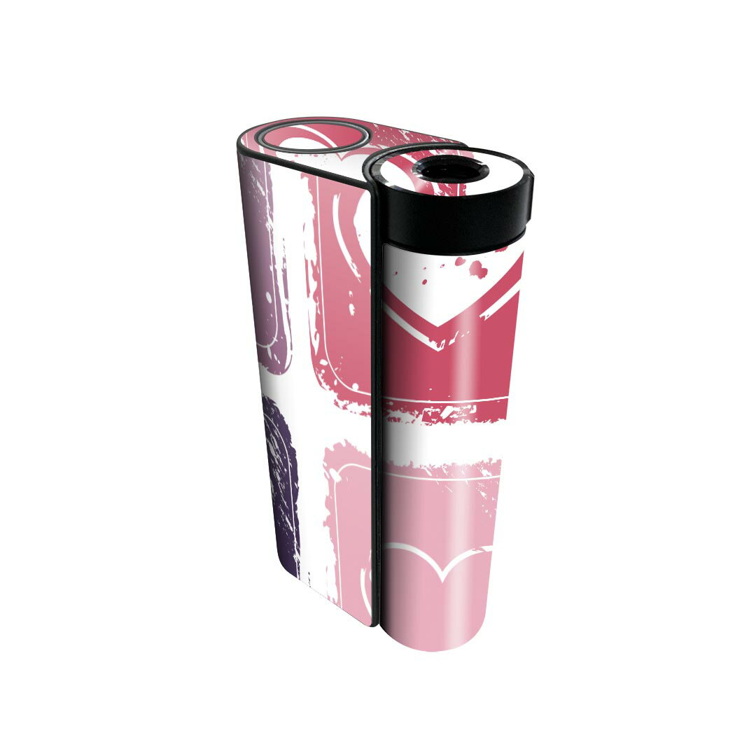 商品特徴・貼るだけでかんたん着せ替え、glo hyperx2 専用デザインスキンシール・高精細プリントで写真と遜色のない仕上がり！半光沢シートでしっとりツヤのある表現力・正面に加え、天面・底面シールがセットで一体感アップ！・ちょっとしたすり...