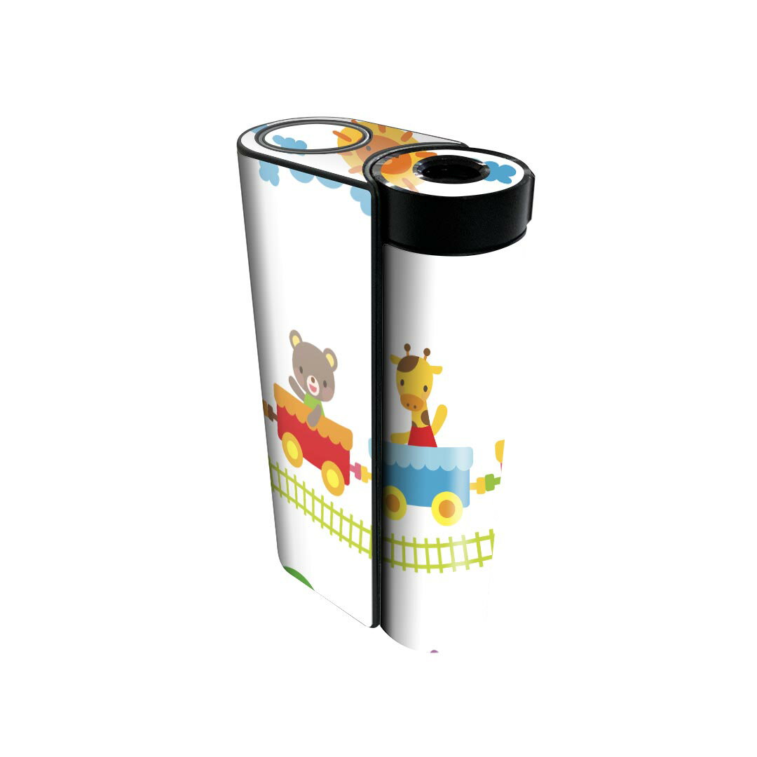 商品特徴・貼るだけでかんたん着せ替え、glo hyperx2 専用デザインスキンシール・高精細プリントで写真と遜色のない仕上がり！半光沢シートでしっとりツヤのある表現力・正面に加え、天面・底面シールがセットで一体感アップ！・ちょっとしたすり...