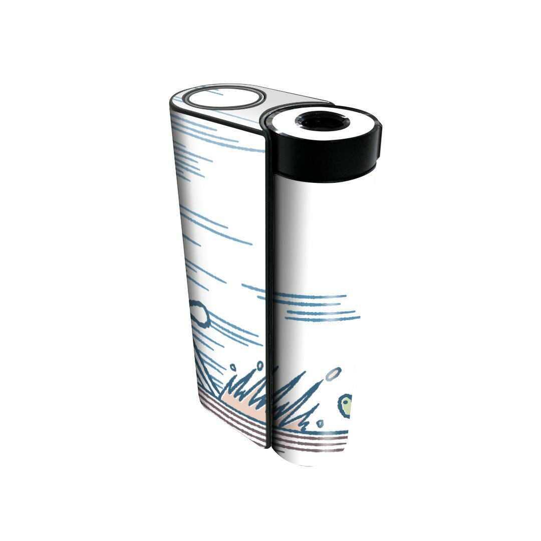 商品特徴・貼るだけでかんたん着せ替え、glo hyperx2 専用デザインスキンシール・高精細プリントで写真と遜色のない仕上がり！半光沢シートでしっとりツヤのある表現力・正面に加え、天面・底面シールがセットで一体感アップ！・ちょっとしたすり...