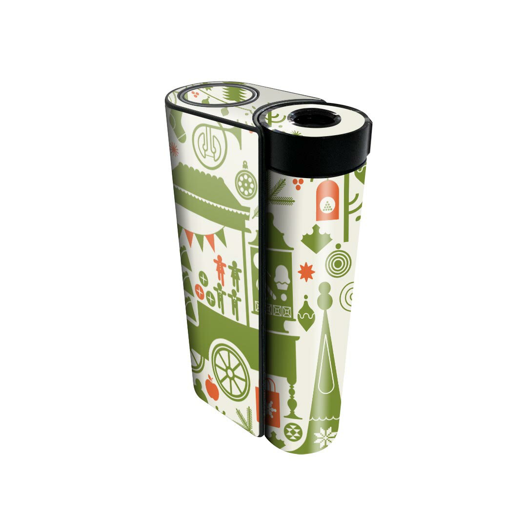 商品特徴・貼るだけでかんたん着せ替え、glo hyperx2 専用デザインスキンシール・高精細プリントで写真と遜色のない仕上がり！半光沢シートでしっとりツヤのある表現力・正面に加え、天面・底面シールがセットで一体感アップ！・ちょっとしたすり...