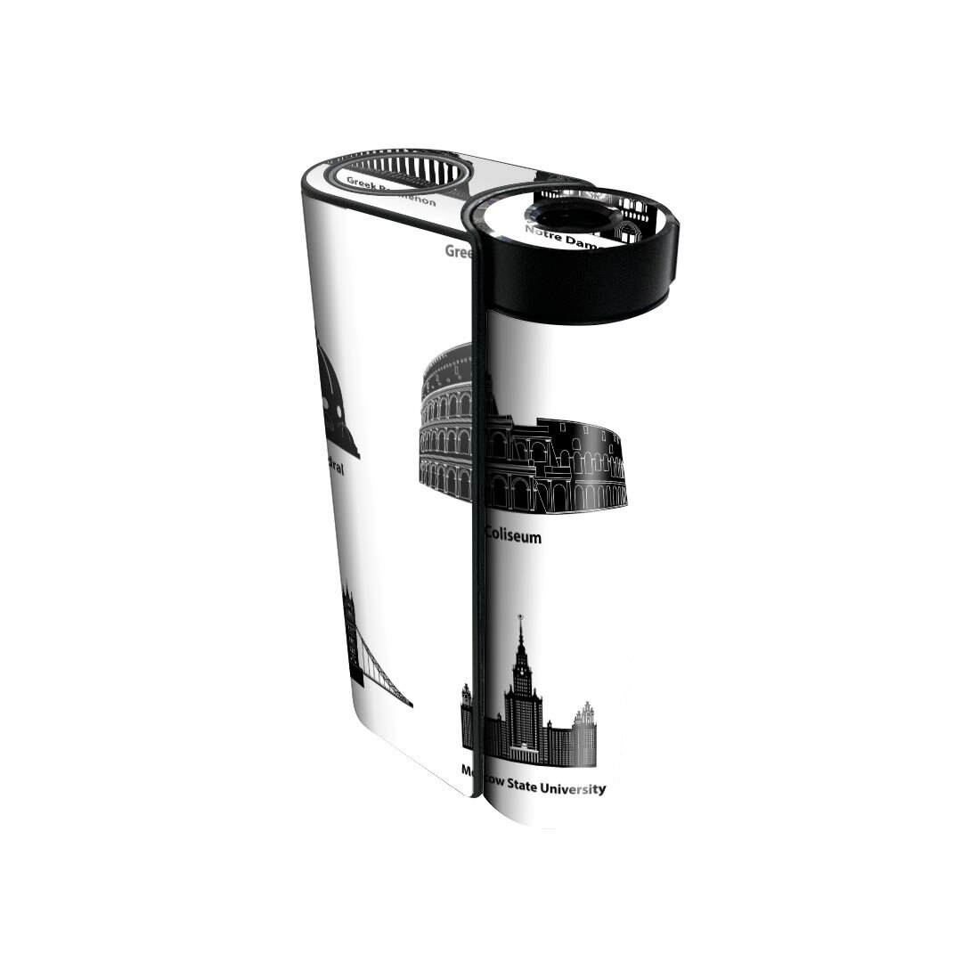 商品特徴・貼るだけでかんたん着せ替え、glo hyperx2 専用デザインスキンシール・高精細プリントで写真と遜色のない仕上がり！半光沢シートでしっとりツヤのある表現力・正面に加え、天面・底面シールがセットで一体感アップ！・ちょっとしたすり...