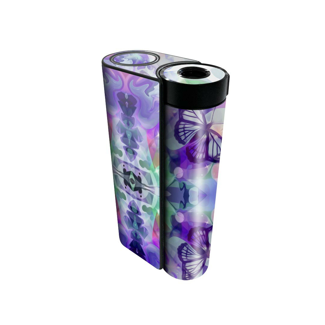 商品特徴・貼るだけでかんたん着せ替え、glo hyperx2 専用デザインスキンシール・高精細プリントで写真と遜色のない仕上がり！半光沢シートでしっとりツヤのある表現力・正面に加え、天面・底面シールがセットで一体感アップ！・ちょっとしたすり...