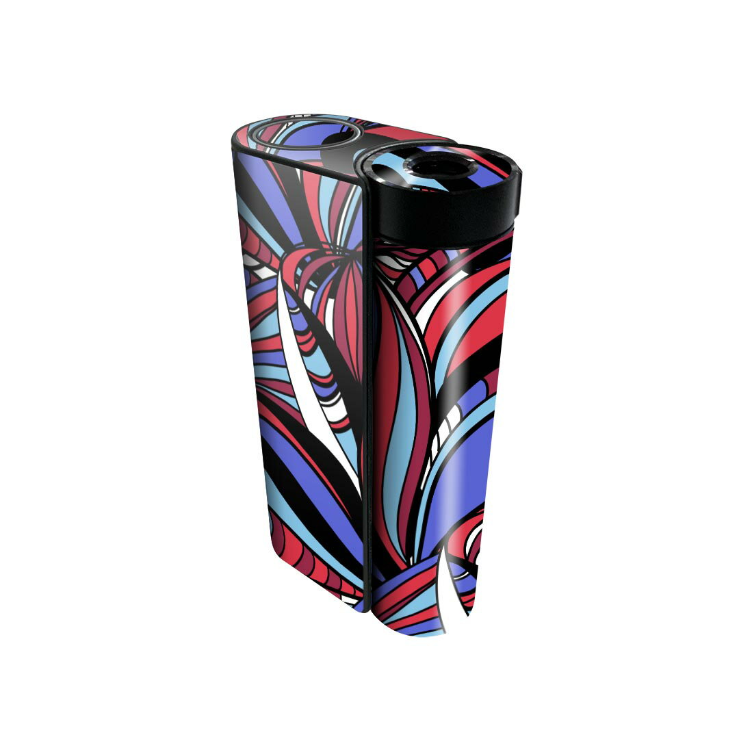 商品特徴・貼るだけでかんたん着せ替え、glo hyperx2 専用デザインスキンシール・高精細プリントで写真と遜色のない仕上がり！半光沢シートでしっとりツヤのある表現力・正面に加え、天面・底面シールがセットで一体感アップ！・ちょっとしたすり...