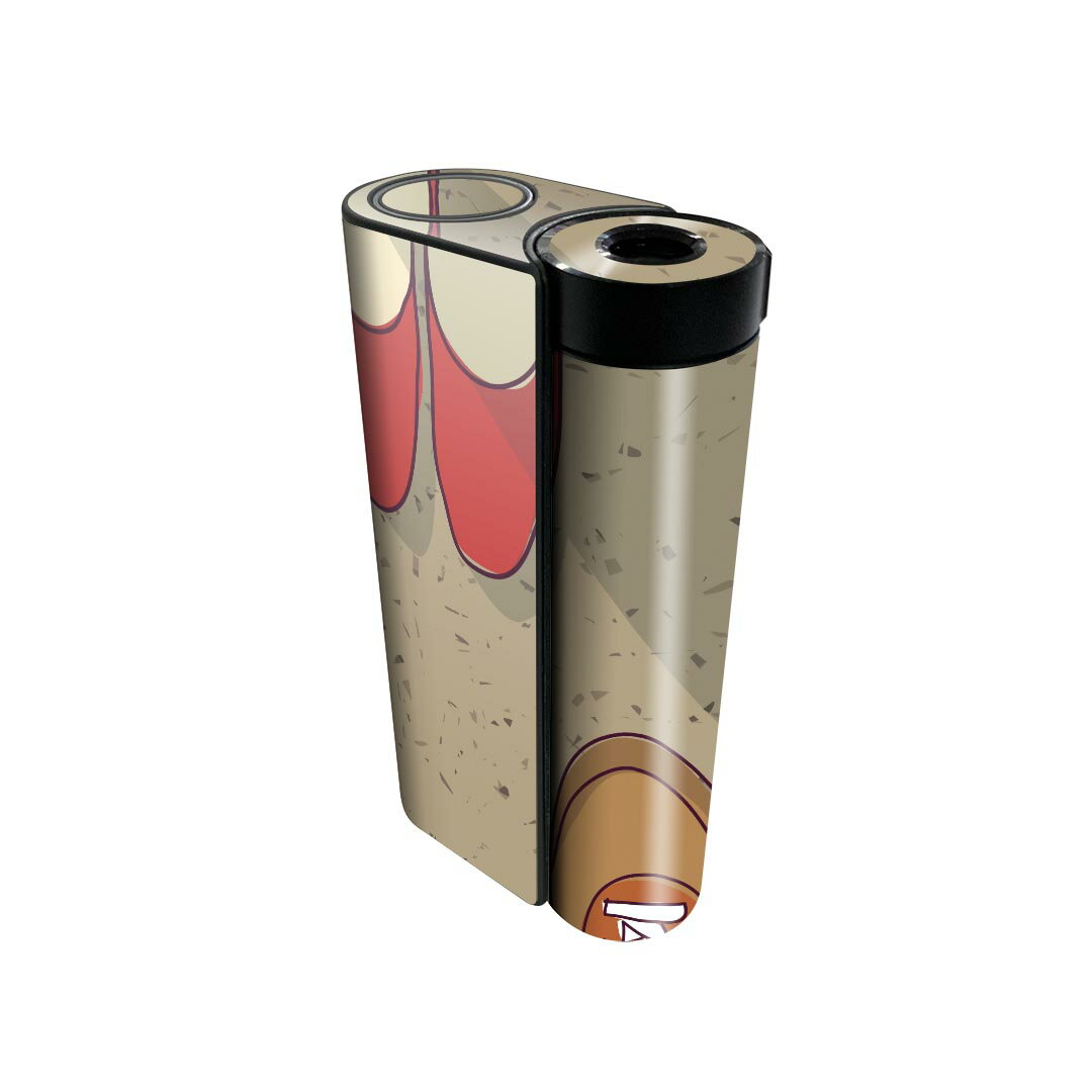 商品特徴・貼るだけでかんたん着せ替え、glo hyperx2 専用デザインスキンシール・高精細プリントで写真と遜色のない仕上がり！半光沢シートでしっとりツヤのある表現力・正面に加え、天面・底面シールがセットで一体感アップ！・ちょっとしたすり...