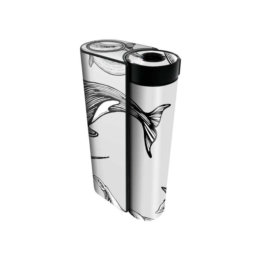 商品特徴・貼るだけでかんたん着せ替え、glo hyperx2 専用デザインスキンシール・高精細プリントで写真と遜色のない仕上がり！半光沢シートでしっとりツヤのある表現力・正面に加え、天面・底面シールがセットで一体感アップ！・ちょっとしたすり...