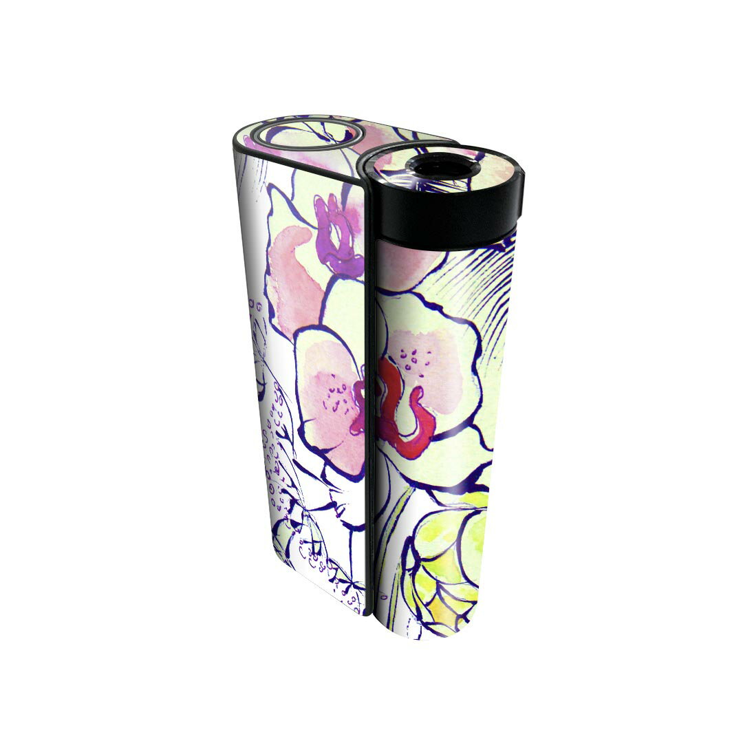 商品特徴・貼るだけでかんたん着せ替え、glo hyperx2 専用デザインスキンシール・高精細プリントで写真と遜色のない仕上がり！半光沢シートでしっとりツヤのある表現力・正面に加え、天面・底面シールがセットで一体感アップ！・ちょっとしたすり...