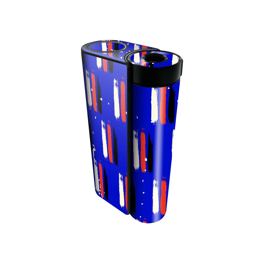 商品特徴・貼るだけでかんたん着せ替え、glo hyperx2 専用デザインスキンシール・高精細プリントで写真と遜色のない仕上がり！半光沢シートでしっとりツヤのある表現力・正面に加え、天面・底面シールがセットで一体感アップ！・ちょっとしたすり...