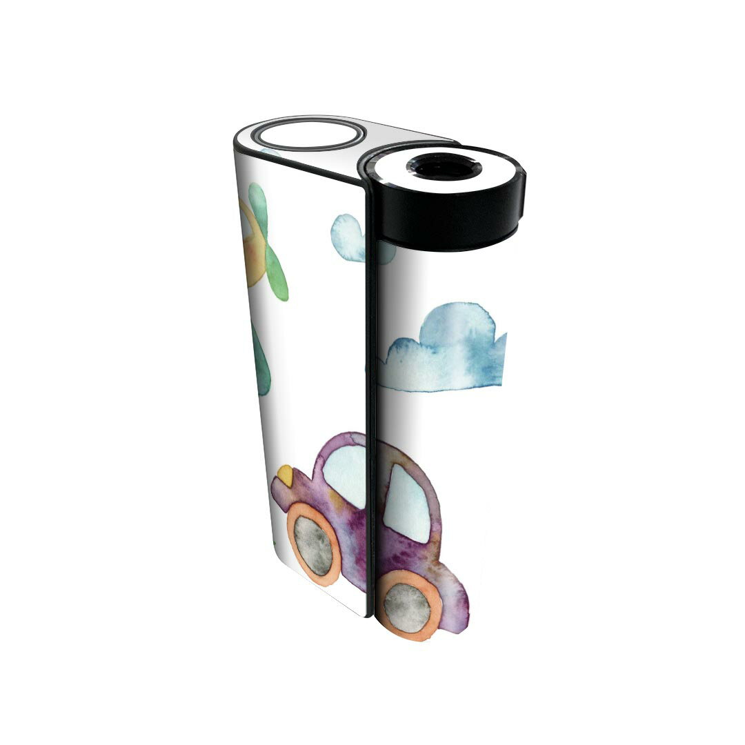 商品特徴・貼るだけでかんたん着せ替え、glo hyperx2 専用デザインスキンシール・高精細プリントで写真と遜色のない仕上がり！半光沢シートでしっとりツヤのある表現力・正面に加え、天面・底面シールがセットで一体感アップ！・ちょっとしたすり...