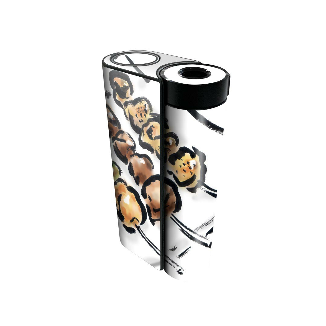 商品特徴・貼るだけでかんたん着せ替え、glo hyperx2 専用デザインスキンシール・高精細プリントで写真と遜色のない仕上がり！半光沢シートでしっとりツヤのある表現力・正面に加え、天面・底面シールがセットで一体感アップ！・ちょっとしたすり...