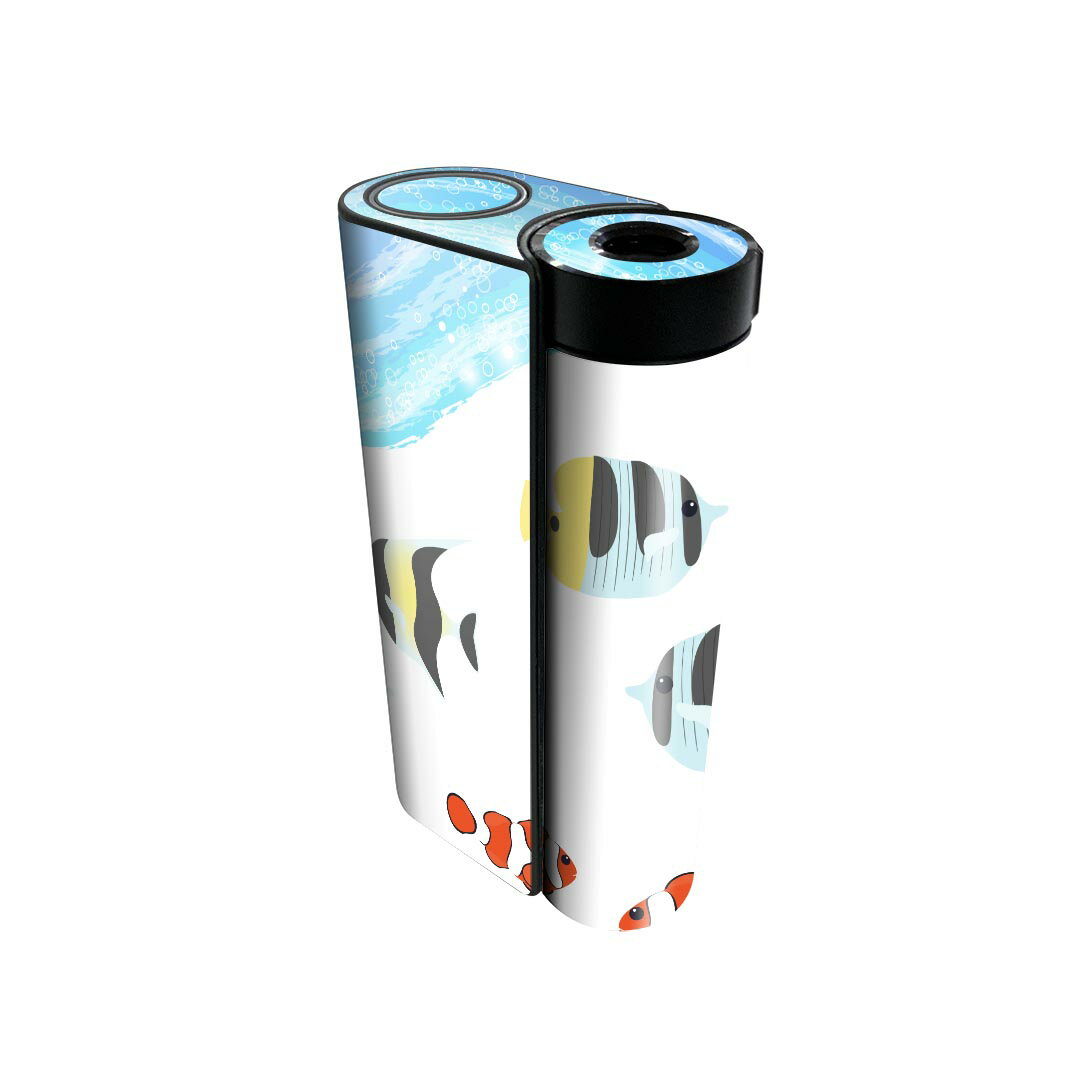 商品特徴・貼るだけでかんたん着せ替え、glo hyperx2 専用デザインスキンシール・高精細プリントで写真と遜色のない仕上がり！半光沢シートでしっとりツヤのある表現力・正面に加え、天面・底面シールがセットで一体感アップ！・ちょっとしたすり...