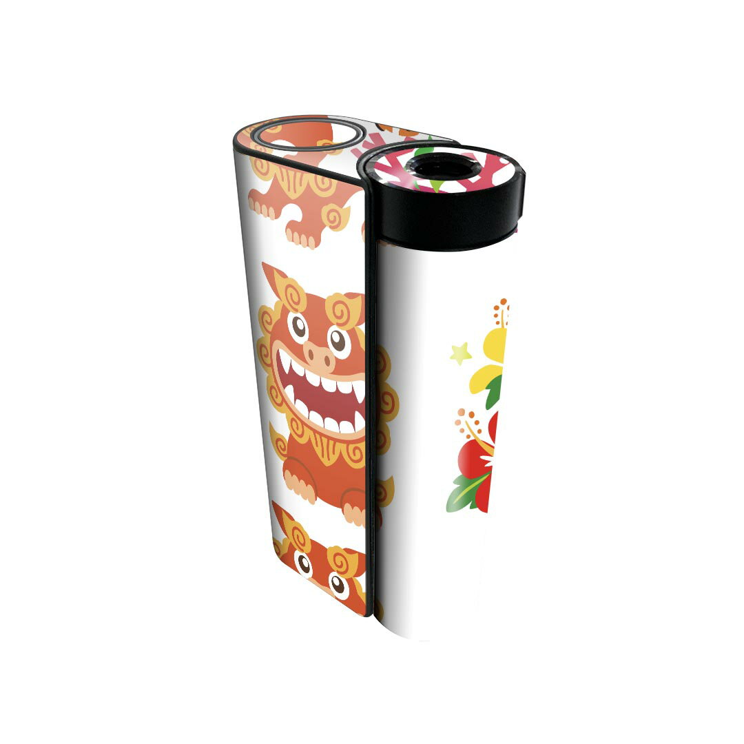 商品特徴・貼るだけでかんたん着せ替え、glo hyperx2 専用デザインスキンシール・高精細プリントで写真と遜色のない仕上がり！半光沢シートでしっとりツヤのある表現力・正面に加え、天面・底面シールがセットで一体感アップ！・ちょっとしたすり...