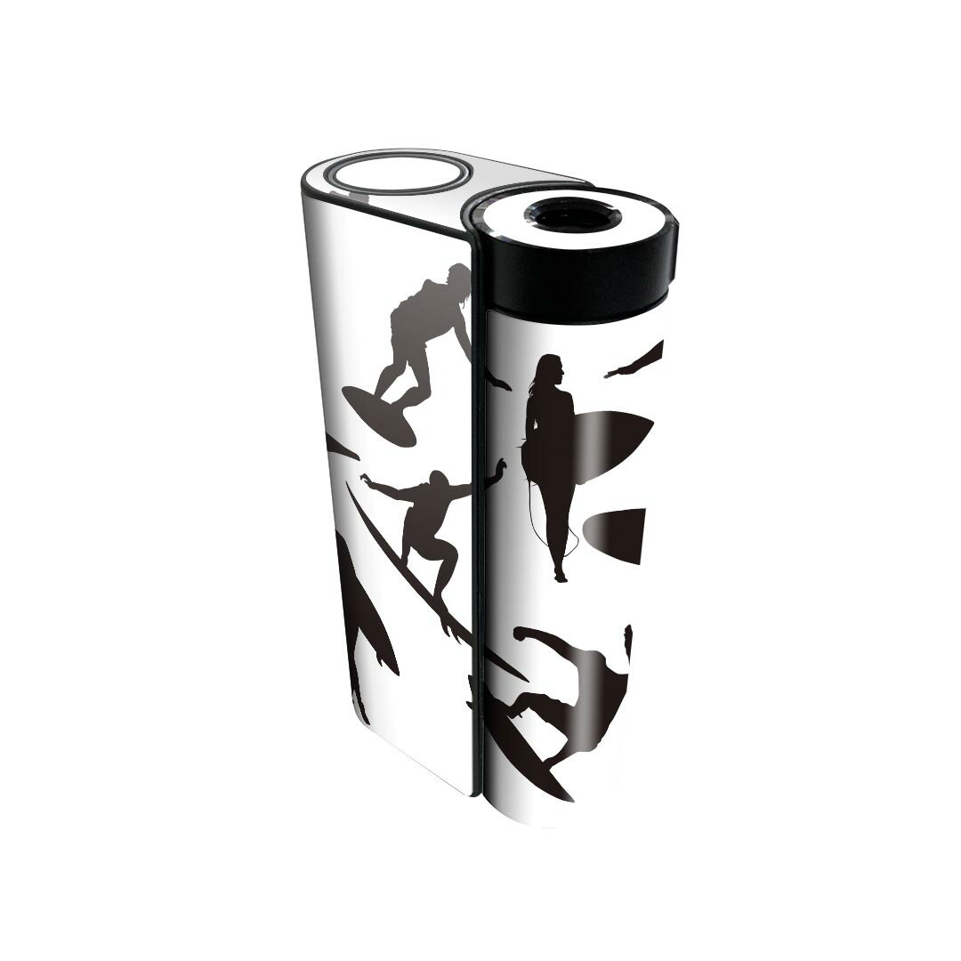 商品特徴・貼るだけでかんたん着せ替え、glo hyperx2 専用デザインスキンシール・高精細プリントで写真と遜色のない仕上がり！半光沢シートでしっとりツヤのある表現力・正面に加え、天面・底面シールがセットで一体感アップ！・ちょっとしたすり...