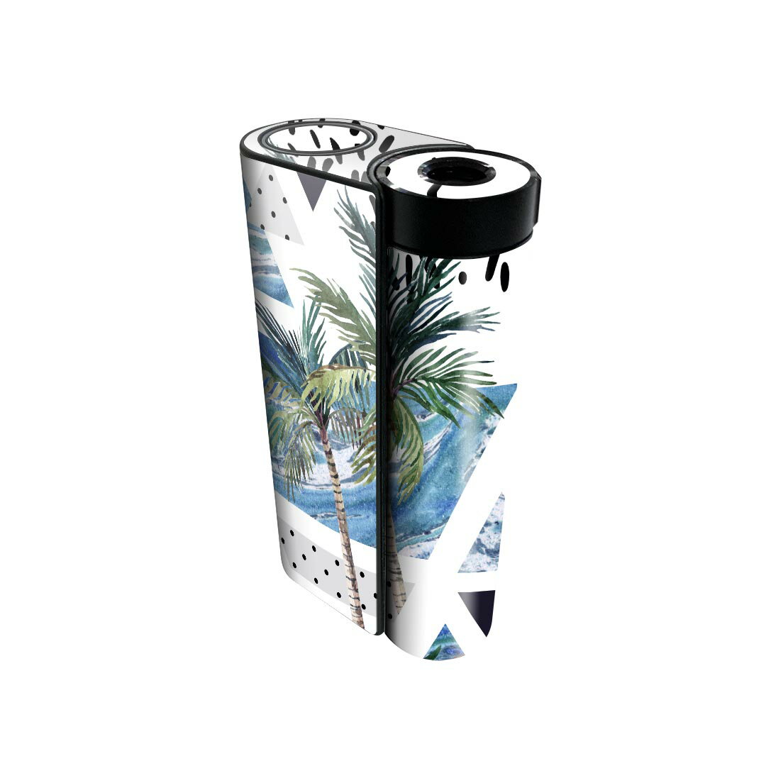 商品特徴・貼るだけでかんたん着せ替え、glo hyperx2 専用デザインスキンシール・高精細プリントで写真と遜色のない仕上がり！半光沢シートでしっとりツヤのある表現力・正面に加え、天面・底面シールがセットで一体感アップ！・ちょっとしたすり...