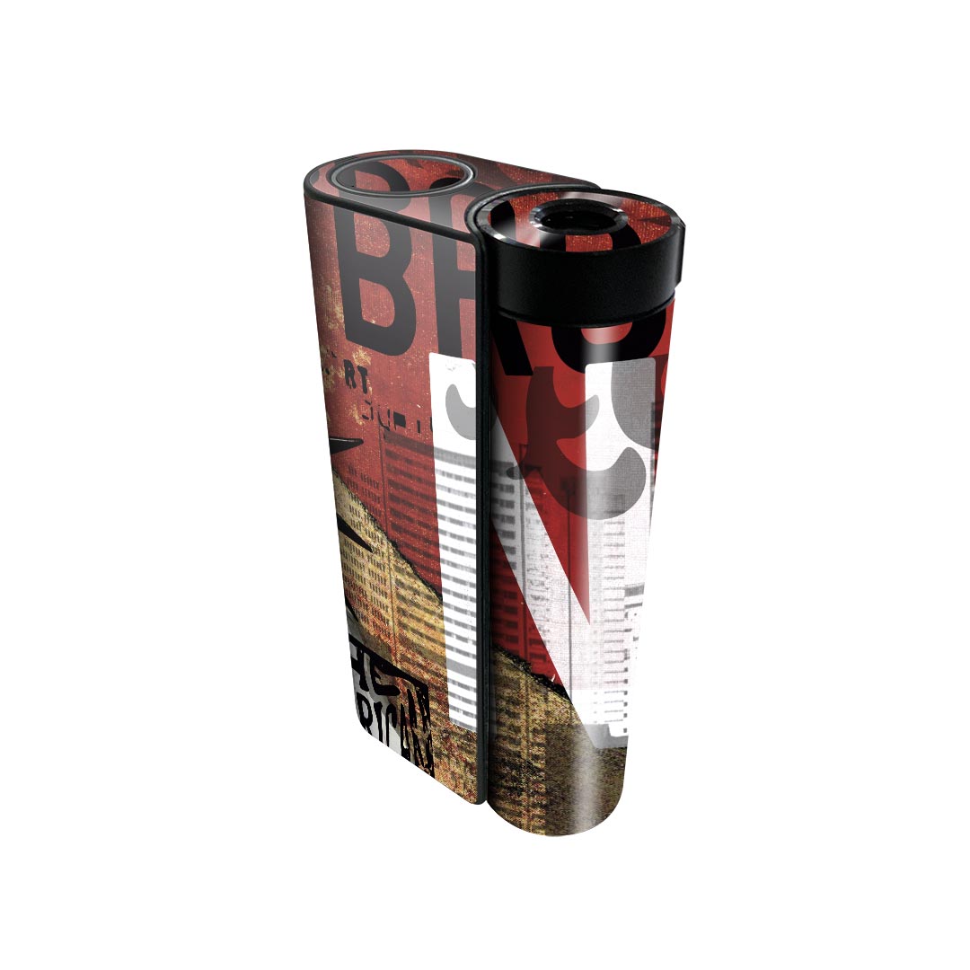 商品特徴・貼るだけでかんたん着せ替え、glo hyperx2 専用デザインスキンシール・高精細プリントで写真と遜色のない仕上がり！半光沢シートでしっとりツヤのある表現力・正面に加え、天面・底面シールがセットで一体感アップ！・ちょっとしたすり...