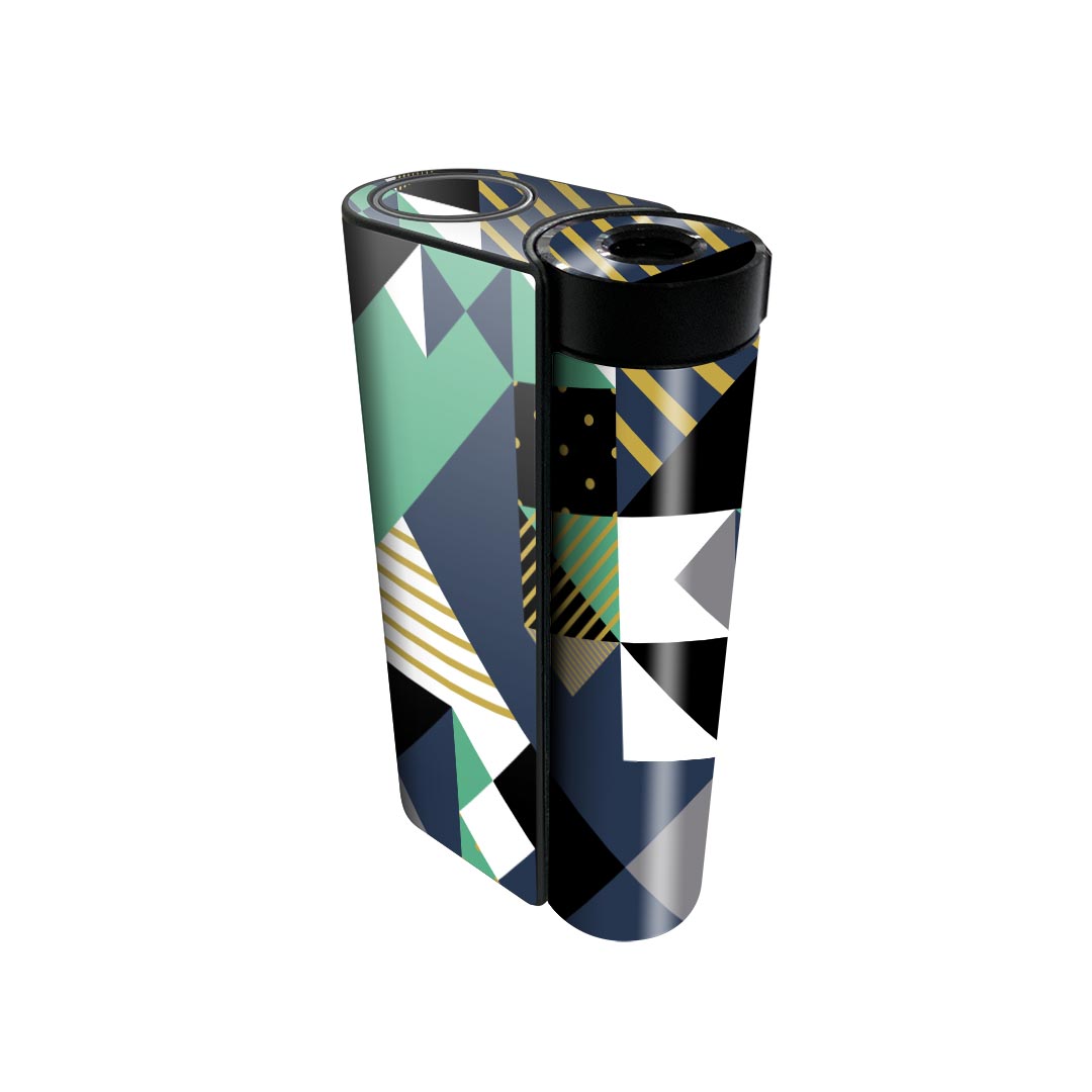 商品特徴・貼るだけでかんたん着せ替え、glo hyperx2 専用デザインスキンシール・高精細プリントで写真と遜色のない仕上がり！半光沢シートでしっとりツヤのある表現力・正面に加え、天面・底面シールがセットで一体感アップ！・ちょっとしたすり...