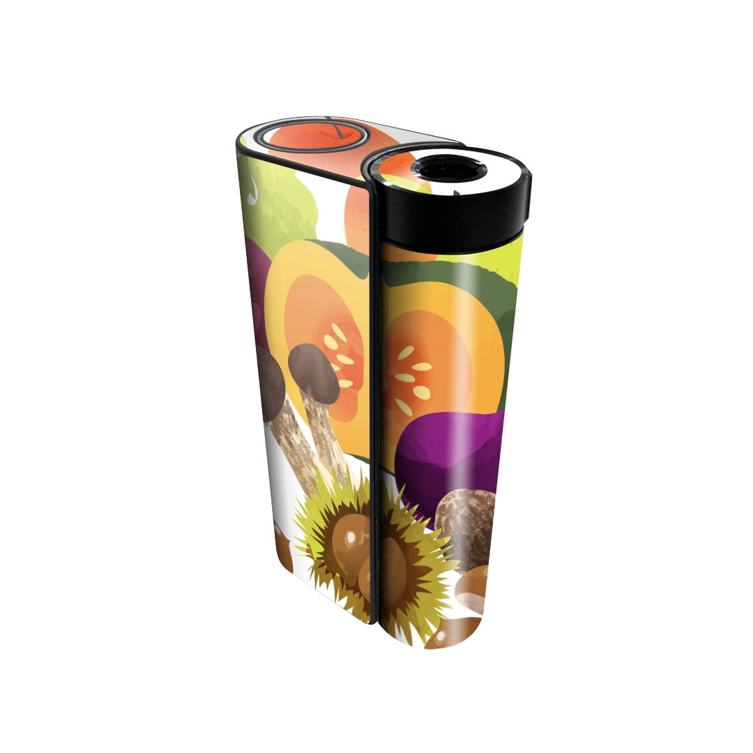 商品特徴・貼るだけでかんたん着せ替え、glo hyperx2 専用デザインスキンシール・高精細プリントで写真と遜色のない仕上がり！半光沢シートでしっとりツヤのある表現力・正面に加え、天面・底面シールがセットで一体感アップ！・ちょっとしたすり...