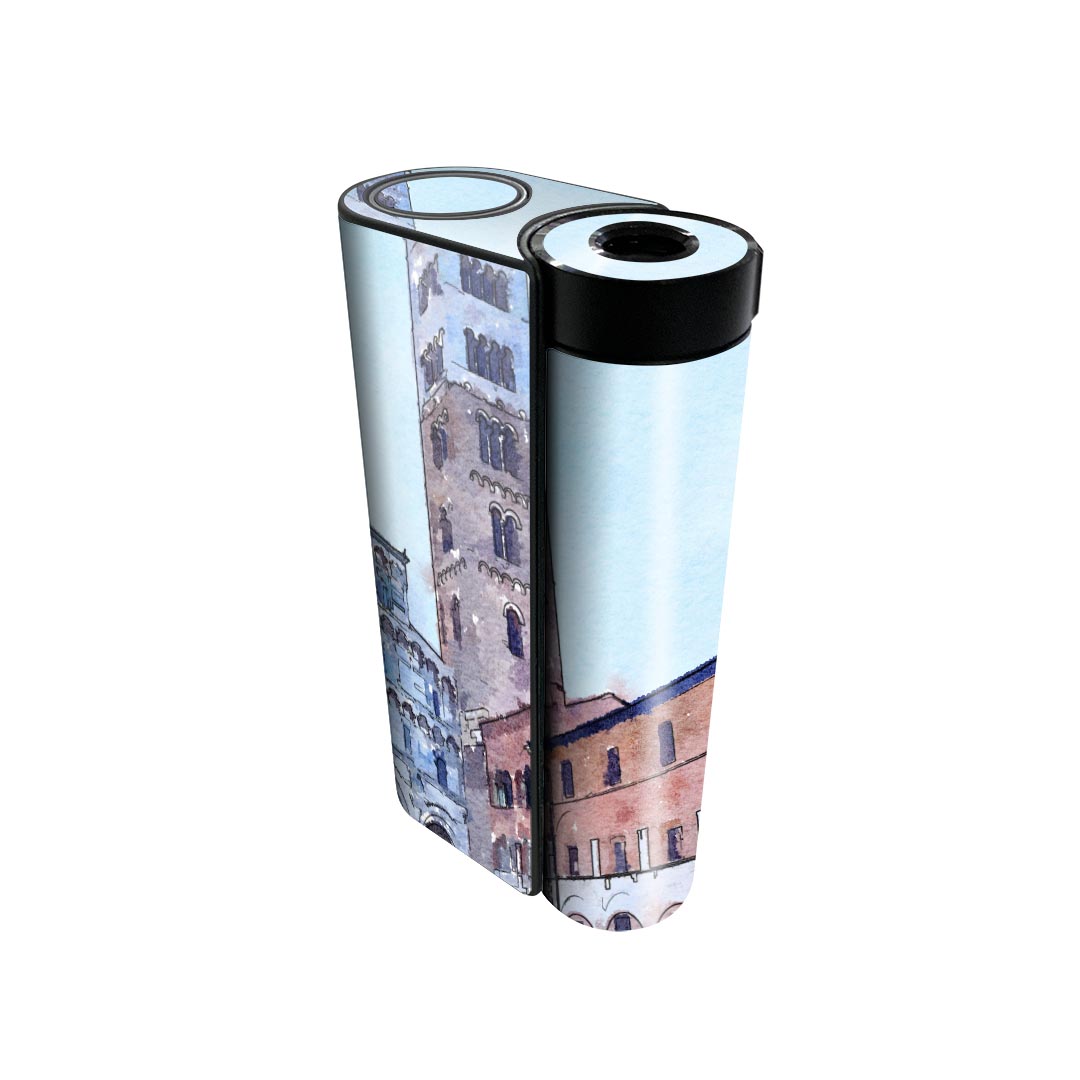 商品特徴・貼るだけでかんたん着せ替え、glo hyperx2 専用デザインスキンシール・高精細プリントで写真と遜色のない仕上がり！半光沢シートでしっとりツヤのある表現力・正面に加え、天面・底面シールがセットで一体感アップ！・ちょっとしたすり...