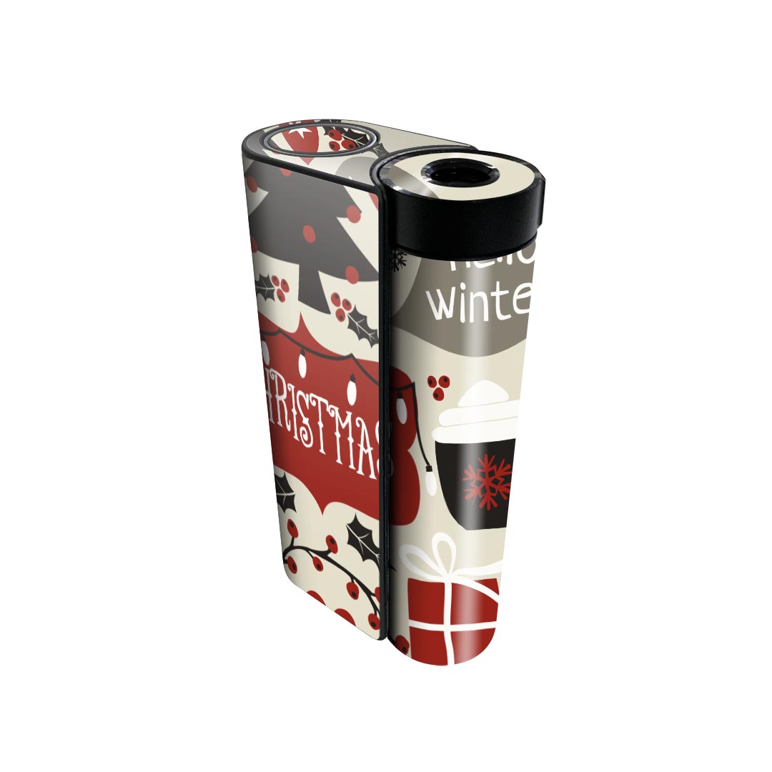 商品特徴・貼るだけでかんたん着せ替え、glo hyperx2 専用デザインスキンシール・高精細プリントで写真と遜色のない仕上がり！半光沢シートでしっとりツヤのある表現力・正面に加え、天面・底面シールがセットで一体感アップ！・ちょっとしたすり...