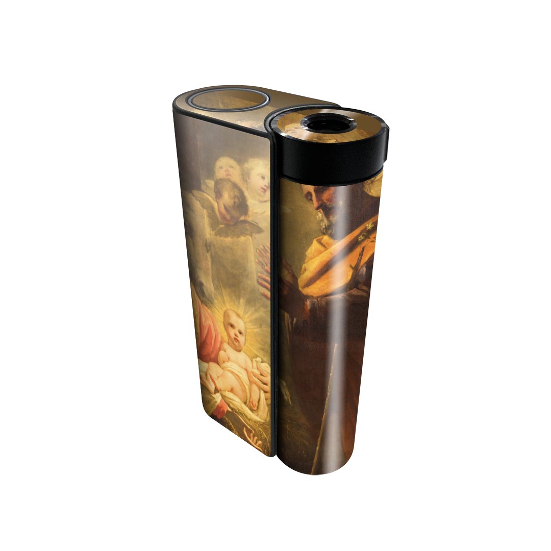 商品特徴・貼るだけでかんたん着せ替え、glo hyperx2 専用デザインスキンシール・高精細プリントで写真と遜色のない仕上がり！半光沢シートでしっとりツヤのある表現力・正面に加え、天面・底面シールがセットで一体感アップ！・ちょっとしたすり...