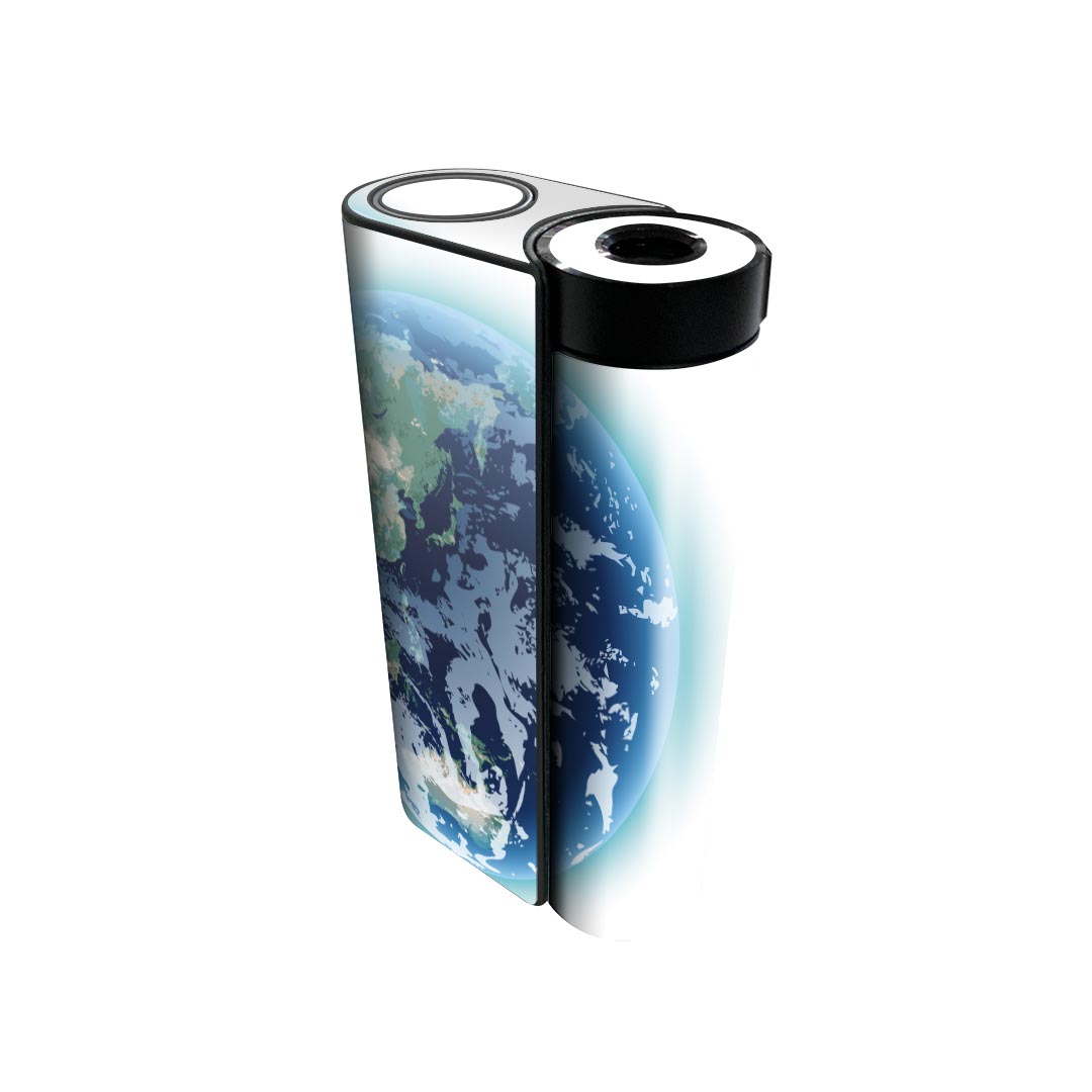 商品特徴・貼るだけでかんたん着せ替え、glo hyperx2 専用デザインスキンシール・高精細プリントで写真と遜色のない仕上がり！半光沢シートでしっとりツヤのある表現力・正面に加え、天面・底面シールがセットで一体感アップ！・ちょっとしたすり...