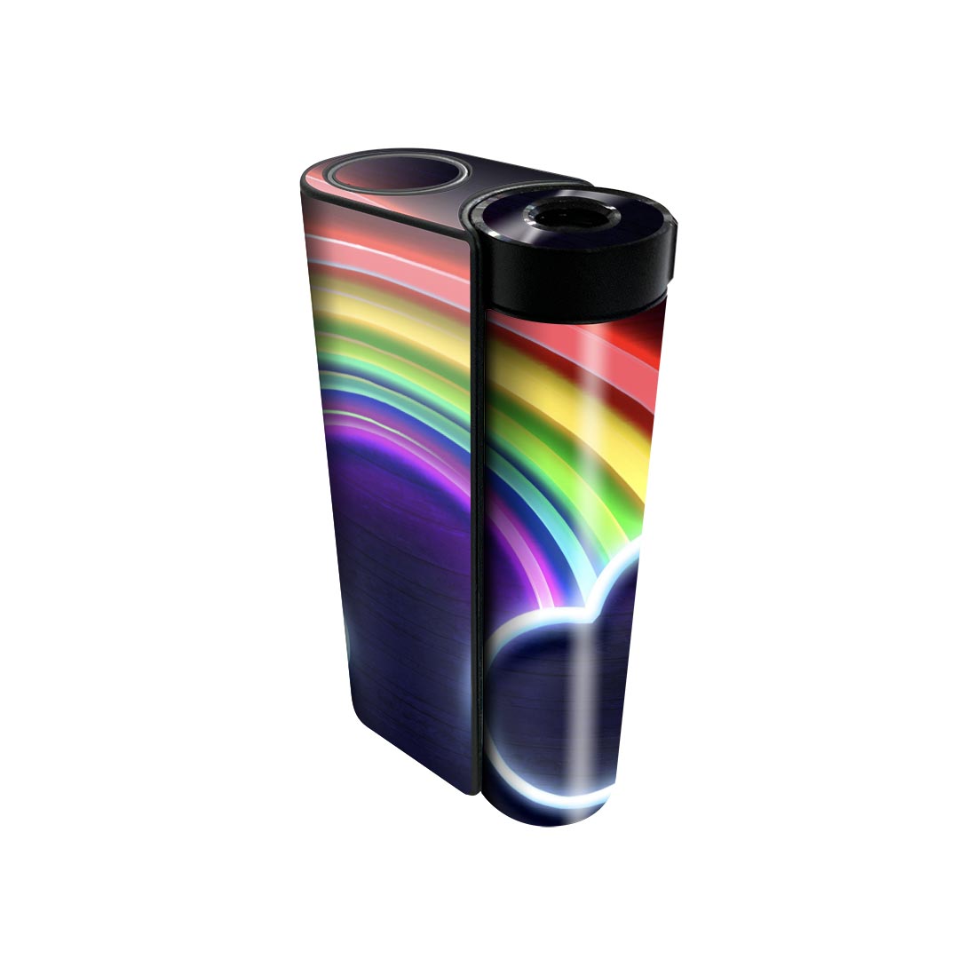 商品特徴・貼るだけでかんたん着せ替え、glo hyperx2 専用デザインスキンシール・高精細プリントで写真と遜色のない仕上がり！半光沢シートでしっとりツヤのある表現力・正面に加え、天面・底面シールがセットで一体感アップ！・ちょっとしたすり...