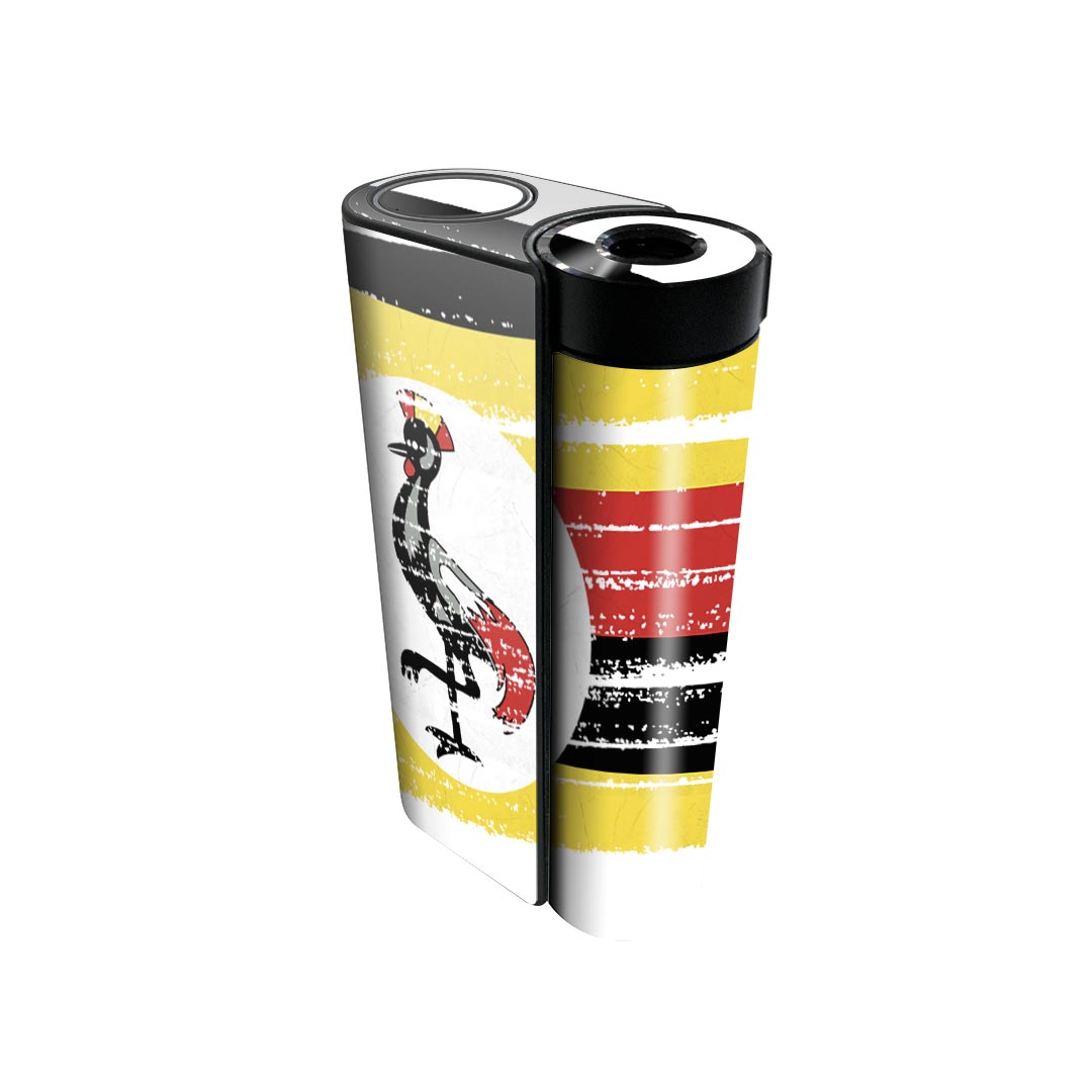 商品特徴・貼るだけでかんたん着せ替え、glo hyperx2 専用デザインスキンシール・高精細プリントで写真と遜色のない仕上がり！半光沢シートでしっとりツヤのある表現力・正面に加え、天面・底面シールがセットで一体感アップ！・ちょっとしたすり...