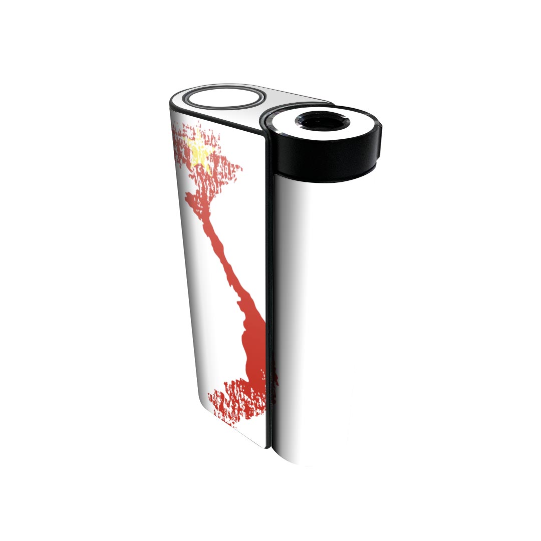 商品特徴・貼るだけでかんたん着せ替え、glo hyperx2 専用デザインスキンシール・高精細プリントで写真と遜色のない仕上がり！半光沢シートでしっとりツヤのある表現力・正面に加え、天面・底面シールがセットで一体感アップ！・ちょっとしたすり...