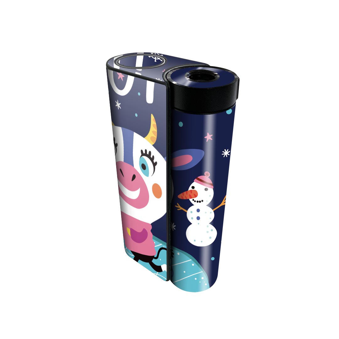 商品特徴・貼るだけでかんたん着せ替え、glo hyperx2 専用デザインスキンシール・高精細プリントで写真と遜色のない仕上がり！半光沢シートでしっとりツヤのある表現力・正面に加え、天面・底面シールがセットで一体感アップ！・ちょっとしたすり...