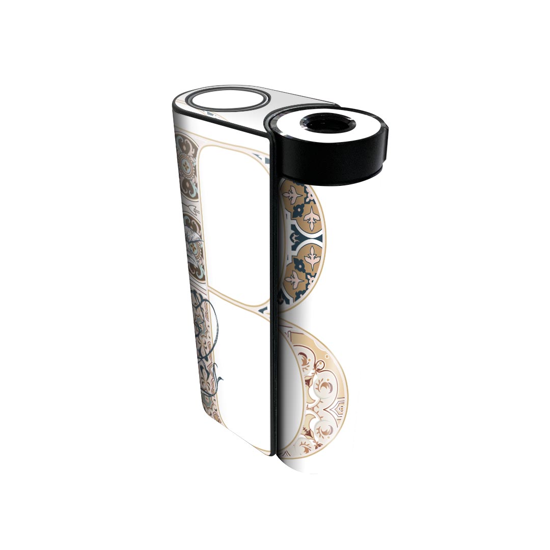 商品特徴・貼るだけでかんたん着せ替え、glo hyperx2 専用デザインスキンシール・高精細プリントで写真と遜色のない仕上がり！半光沢シートでしっとりツヤのある表現力・正面に加え、天面・底面シールがセットで一体感アップ！・ちょっとしたすり...