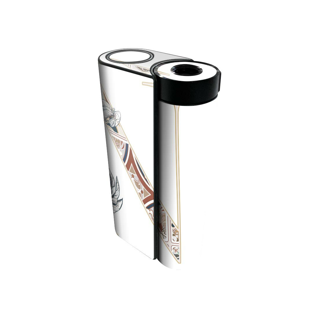 商品特徴・貼るだけでかんたん着せ替え、glo hyperx2 専用デザインスキンシール・高精細プリントで写真と遜色のない仕上がり！半光沢シートでしっとりツヤのある表現力・正面に加え、天面・底面シールがセットで一体感アップ！・ちょっとしたすり...