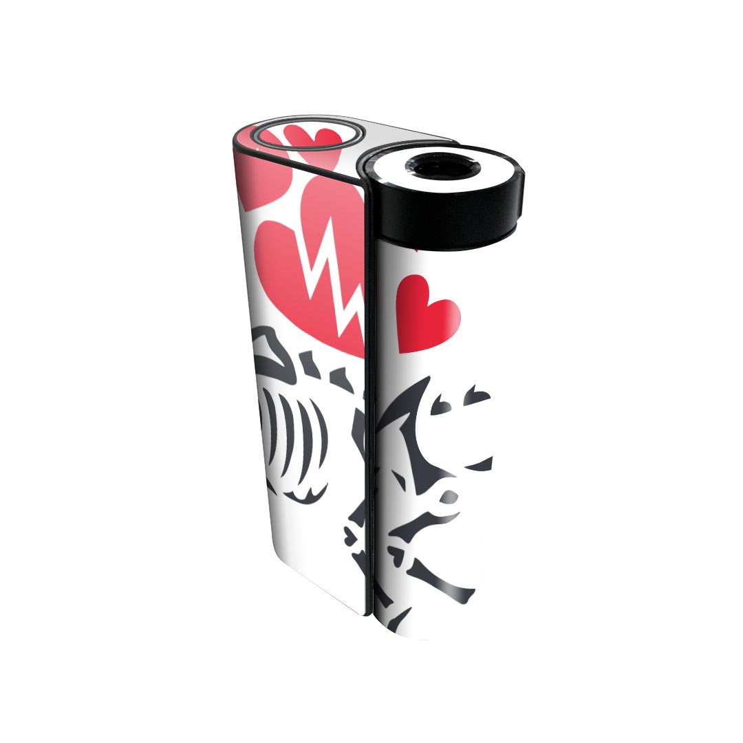 商品特徴・貼るだけでかんたん着せ替え、glo hyperx2 専用デザインスキンシール・高精細プリントで写真と遜色のない仕上がり！半光沢シートでしっとりツヤのある表現力・正面に加え、天面・底面シールがセットで一体感アップ！・ちょっとしたすり...