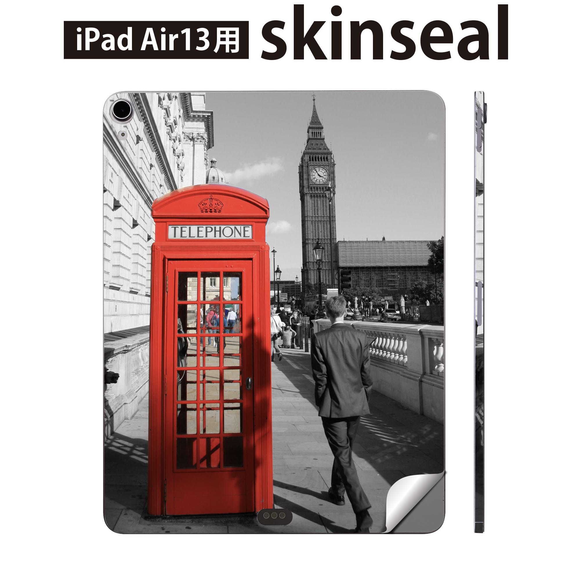 商品特徴・貼るだけでおしゃれに簡単着せ替え、iPadair 13 全面デザインスキンシール！・高精細プリントで写真と遜色がない仕上がり！・ちょっとしたすり傷から端末を保護！・「裸で持つ派」の人にはもちろん、お手持ちのクリアケース付けてもOK...