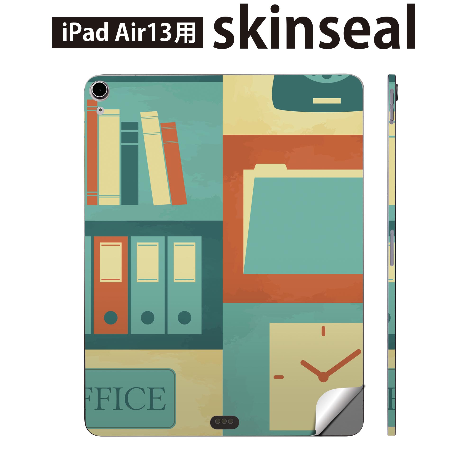 商品特徴・貼るだけでおしゃれに簡単着せ替え、iPadair 13 全面デザインスキンシール！・高精細プリントで写真と遜色がない仕上がり！・ちょっとしたすり傷から端末を保護！・「裸で持つ派」の人にはもちろん、お手持ちのクリアケース付けてもOK...