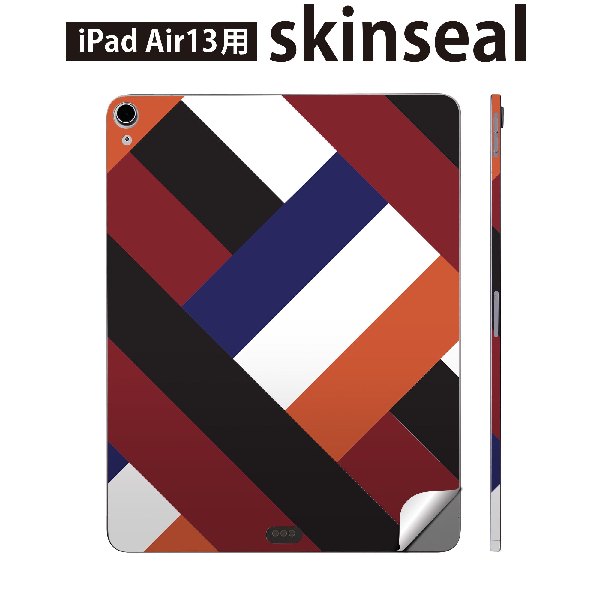 商品特徴・貼るだけでおしゃれに簡単着せ替え、iPadair 13 全面デザインスキンシール！・高精細プリントで写真と遜色がない仕上がり！・ちょっとしたすり傷から端末を保護！・「裸で持つ派」の人にはもちろん、お手持ちのクリアケース付けてもOK...