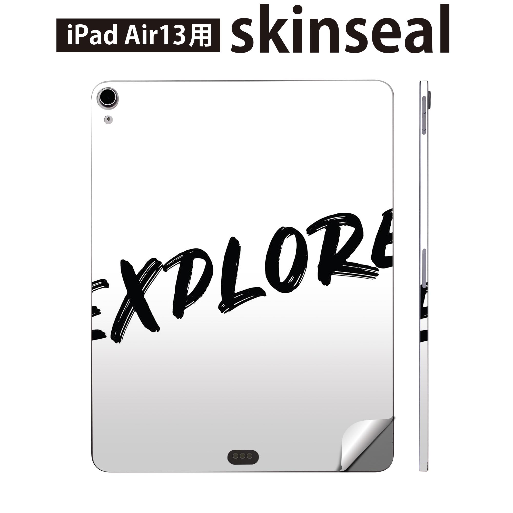 商品特徴・貼るだけでおしゃれに簡単着せ替え、iPadair 13 全面デザインスキンシール！・高精細プリントで写真と遜色がない仕上がり！・ちょっとしたすり傷から端末を保護！・「裸で持つ派」の人にはもちろん、お手持ちのクリアケース付けてもOK...