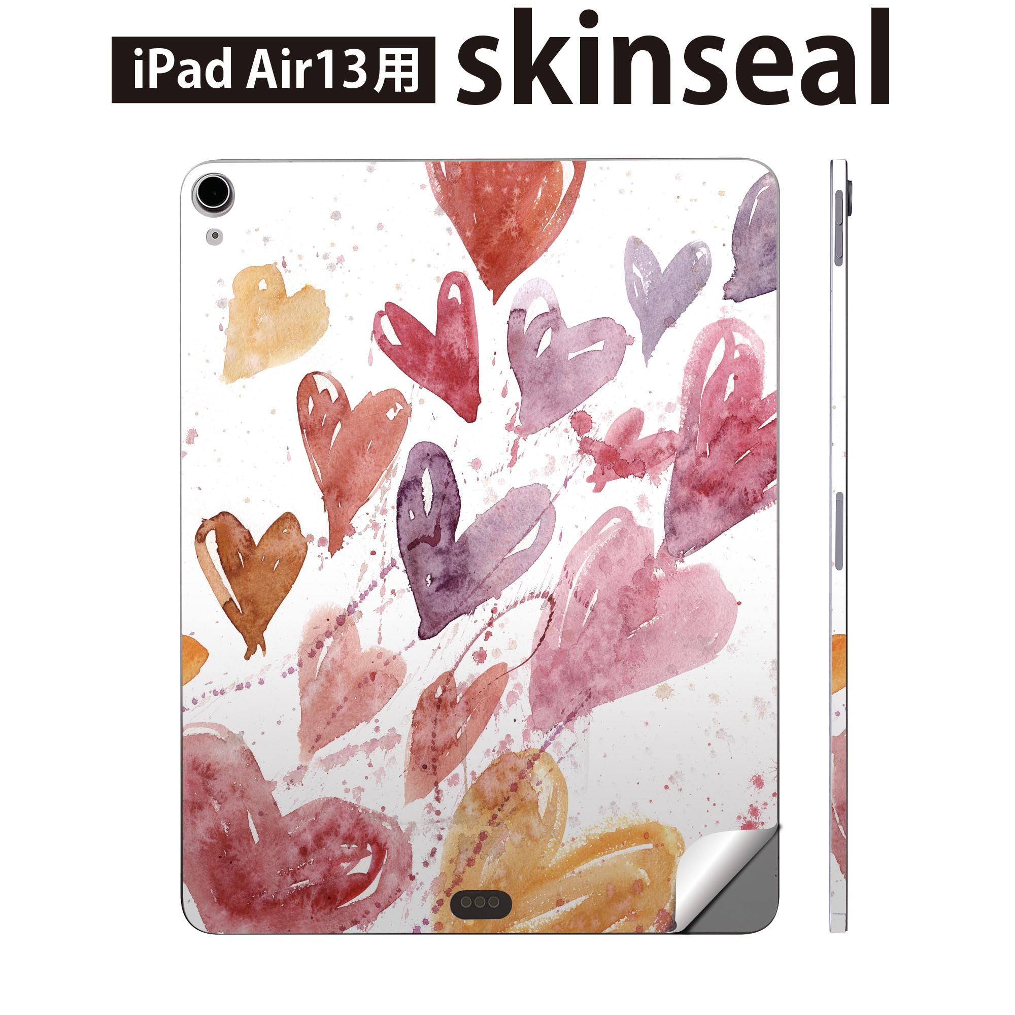 商品特徴・貼るだけでおしゃれに簡単着せ替え、iPadair 13 全面デザインスキンシール！・高精細プリントで写真と遜色がない仕上がり！・ちょっとしたすり傷から端末を保護！・「裸で持つ派」の人にはもちろん、お手持ちのクリアケース付けてもOK...