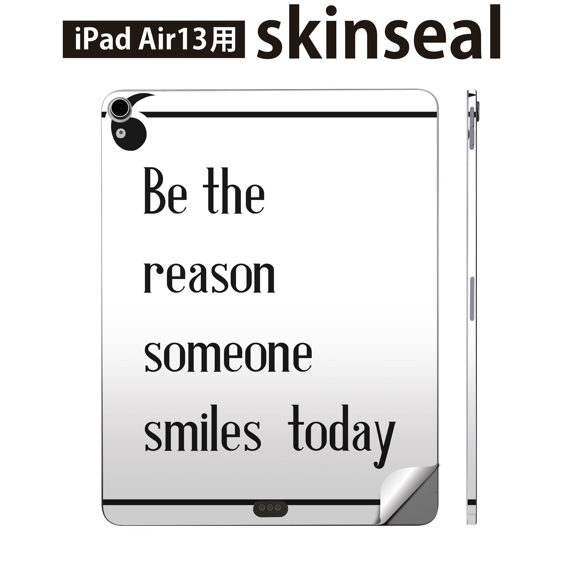 商品特徴・貼るだけでおしゃれに簡単着せ替え、iPadair 13 全面デザインスキンシール！・高精細プリントで写真と遜色がない仕上がり！・ちょっとしたすり傷から端末を保護！・「裸で持つ派」の人にはもちろん、お手持ちのクリアケース付けてもOK...