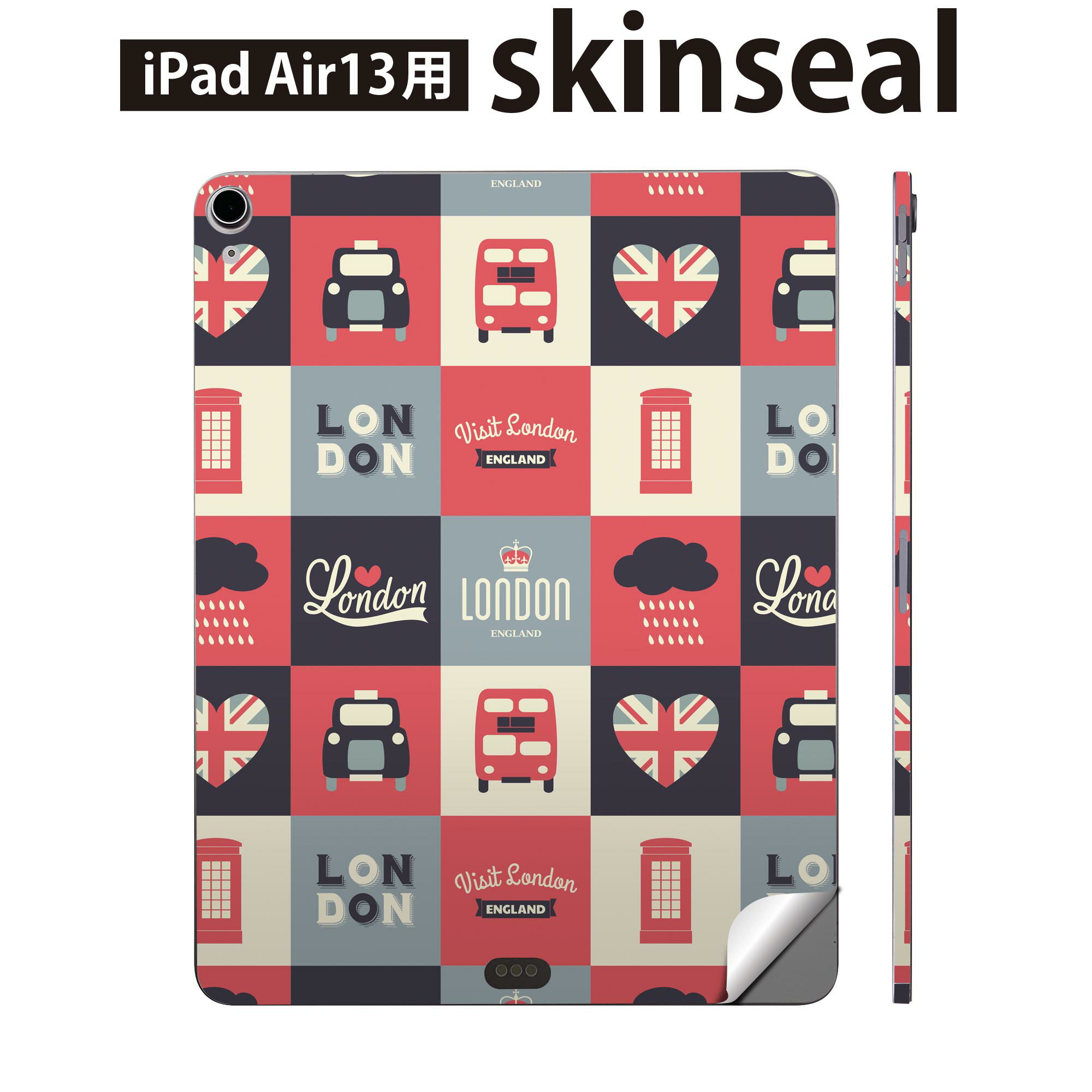 商品特徴・貼るだけでおしゃれに簡単着せ替え、iPadair 13 全面デザインスキンシール！・高精細プリントで写真と遜色がない仕上がり！・ちょっとしたすり傷から端末を保護！・「裸で持つ派」の人にはもちろん、お手持ちのクリアケース付けてもOK...